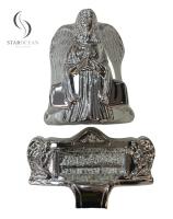 China Plastic Silver Coffin Corner Accessories For Funeral Interment Ornamentation19# S for sale