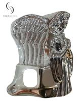 China Plastic Silver Coffin Corner Accessories For Funeral Interment Ornamentation19# S for sale