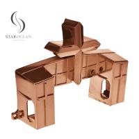 China Bronze Electronic Plating Coffin Corner Set Funeral Itmes Smooth Surface 15# B for sale