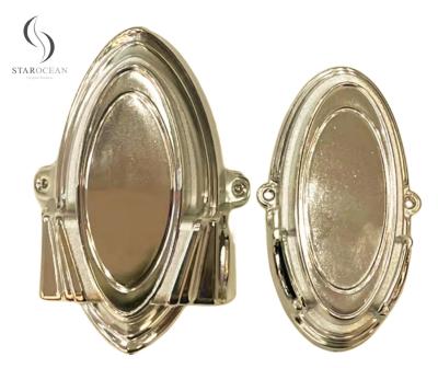 China 18K Light Gold Plastic Coffin Corners Set 13#LG Sturdy Handles with Metal Pipes for sale