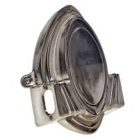 China Customized Silver Plastic Coffin Corners 13#S Funeral Interment Supplies 4 Big Corners 8 Small Lugs for sale