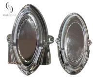 China Customized Silver Plastic Coffin Corners 13#S Funeral Interment Supplies 4 Big Corners 8 Small Lugs for sale