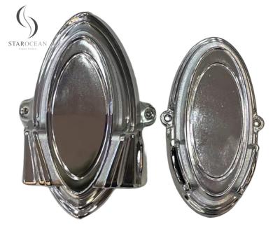 China Customized Silver Plastic Coffin Corners 13#S Funeral Interment Supplies 4 Big Corners 8 Small Lugs for sale