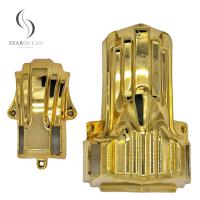 China American Style 18K Gold Coffin Corner Set 11# LG with Steel Bars for Casket Hardware for sale
