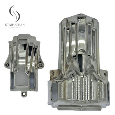China Silver PP/ABS Material Coffin Corner Personalized Coffin Hardware Supplier 11# S for sale