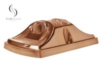 China Bronze PP Recycled Material Coffin Corner Funeral Accessories Bronze 8# B for sale