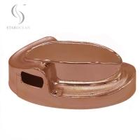 China Electroplated Bronze Plastic Coffin Corner Coffin Hardware With Steel Pipe 6# B for sale