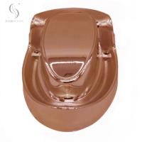 China Electroplated Bronze Plastic Coffin Corner Coffin Hardware With Steel Pipe 6# B for sale