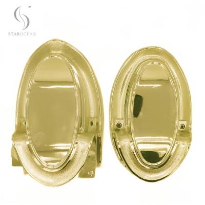 China Light Gold Plating Coffin Ornament Casket Corner 6#LG with Heavy Duty Handle and Steel Bars for sale