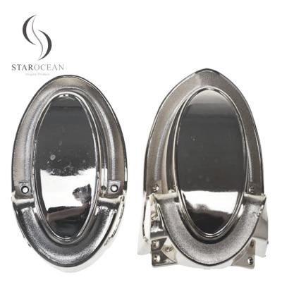 China Silver Coffin Corner Set 6#S Plastic Casket Hardware 4 Corners 8 Lugs 2 Pipes for sale