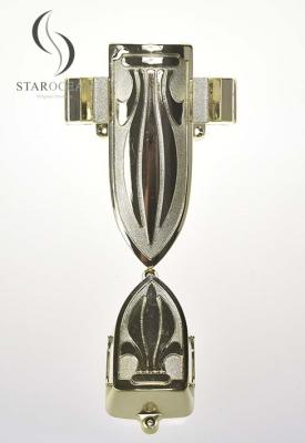 China Coffin Corner 14# Plastic Reinforced Handles Set with 0.66m and 2.02m Steel Bars - Custom Colors Available for sale