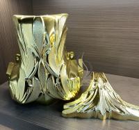 China Multicolor ABS Plastic Coffin Corner 1# Set with 203cm Steel Bars - Gold/Silver/Bronze Options for sale