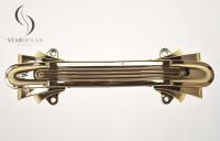 China Gold ABS Casket Hardware Set 16# P9006 - Environmental Friendly Plastic Coffin Handles with 100 Set MOQ for sale