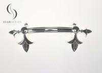 China Silver P9001-C Coffin Handle Set - 6 Pieces ABS/PP Recycle Plastic with Custom Colors 0.3-0.6 USD for sale