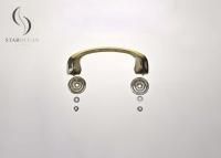 China P9014 Gold Antique Coffin Handles - ABS/PP Plastic Casket Hardware with 500pcs MOQ and 30-Day Delivery for sale