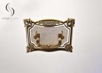 China Gold-Plated Plastic Coffin Handle P9803 - ABS/PP Material, 1000pcs MOQ, 30-Day Delivery for sale