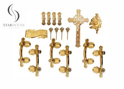 China Surface Plastic Coffin Handles Set P9004set - 6-Piece Custom Color Coffin Accessories with 300 Set MOQ for sale
