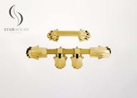 China Gold ABS Casket Hardware Set 16# P9006 - Environmental Friendly Plastic Coffin Handles with 100 Set MOQ for sale