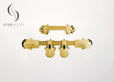 China Gold ABS Casket Hardware Set 16# P9006 - Environmental Friendly Plastic Coffin Handles with 100 Set MOQ for sale