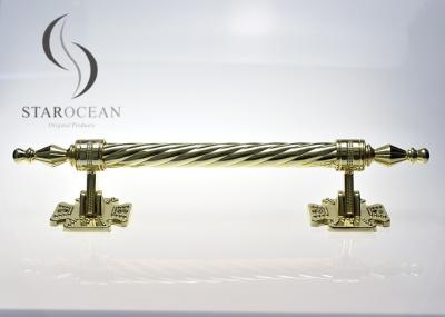 China ZH005A Gold Zinc Metal Coffin Handle Hardware Set - 150kg Capacity, 30cm-1.8m Extendable, Zamak Construction for sale