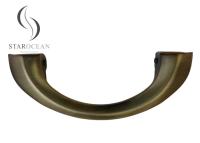 China Steel Antique Coffin Handles SH001 20×8cm 120kg Load Capacity Gold Brass Nickel Plated for sale