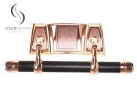 China Bronze Electroplated Coffin Swing Pole Set SW-F with 38cm Short Handles and 174cm Long Bars for 500kg Capacity for sale
