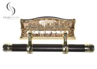 China Customized PP Recycled Materials Casket Swing Bar A - 38cm & 174cm Components with Gold/Silver/Bronze Finish for sale