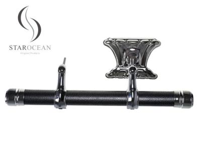 China American Style Silver-Plated Metal PP Coffin Swing Bar Handle Set 38cm 174cm for sale
