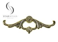 China Custom PF11 Coffin Accessories 44x11cm ABS/PP Plastic Decoration with Gold/Silver/Bronze Electroplating for sale