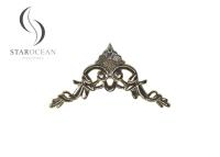 China PF07 24K Gold Plastic Coffin Hardware Decoration - PP Material, 1000pcs MOQ, 30-Day Delivery for sale