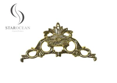 China PF06 Gold Coffin Lid Decorative Hardware Accessory - PP Plastic, 24K/18K Gold Plating, 1000pcs MOQ for sale
