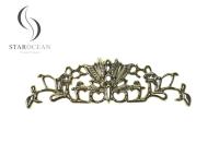 China Multi-Color Plastic Coffin Accessories PF04 - 17.5×5cm PP Recycled Material with Gold/Silver Electroplating for sale