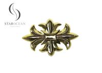 China Golden ABS Coffin Lid Decoration PF03 - Durable Plastic Accessory for Wooden Caskets, 1000pcs MOQ at $0.16-0.19 per Piece for sale