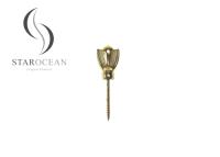 China Custom Color Coffin Screw Ornaments 45mm-55mm Length PS02 with Plastic & Metal Construction for Funeral Caskets for sale