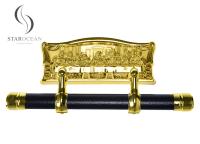 China Classic Coffin Corner Style Last Supper Panel Swing Bar Model A - 38cm & 174cm Handles with Gold/Silver/Bronze Plating for sale