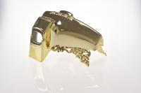 China Custom Casket Handles 3# Model with 2.03m Steel Bars - Gold, Silver, Bronze Electronic Plating for sale