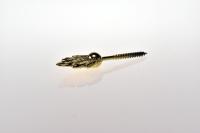 China Floral Pattern Coffin Decorative Screws 45mm or 55mm Metal Section with Brackets PS07 Model for sale