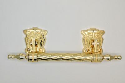 China Zamak Zinc Alloy Coffin Handle ZH005 - 150kg Load Capacity, 30cm-1.8m Length Options, Gold Plating for sale