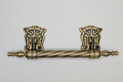 China Custom Length European Style Brass Coffin Handle ZH005 - Zinc Alloy Material, 150kg Load Capacity, 30cm to 1.8m Sizes for sale