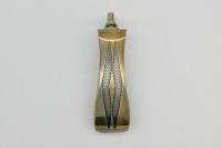 China ZA01 Zamak Casket Hardware in Antique Brass - 100kg Load Capacity Zinc Alloy Handle for Wooden Coffins for sale