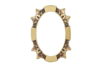 China Bronze Tombstone Decoration Photo Frame TD007 120×90mm Brass Material with SGS/BV Certification for sale