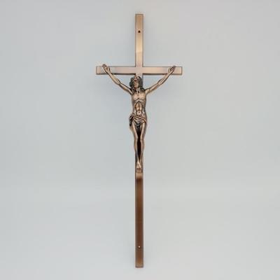 China Antique Bronze Zamak Coffin Cross ZD018 - Lightweight Funeral Accessory with 30-Day Delivery for sale