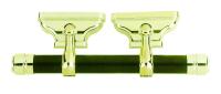China Gold Coffin Swing Bar Set 174cm Long 38cm Short Handle SGS Certified Custom Design for sale