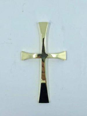 China Gold-Plated Cross Funeral Urn Decoration UD02 - Zamak Metal Fittings with 4 Color Options, MOQ 1000pcs for sale