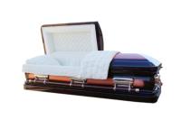 China MC01 Copper Metal Casket with Brushed Heritage Finish - 83