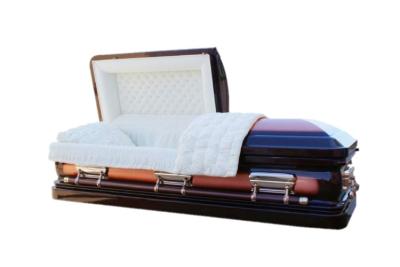 China MC01 Copper Metal Casket with Brushed Heritage Finish - 83