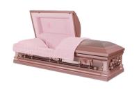 China MC05 18-Gauge Stainless Steel Casket with Natural Brushed Silver Finish - 83