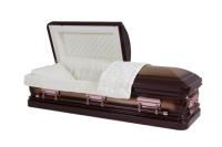 China 18-Gauge Steel Casket with Gold Brush Heritage Bronze Finish - 83
