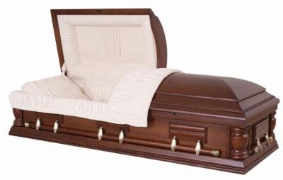 China SWC10 Solid Walnut Wooden Casket 82.5