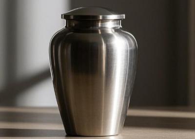 China Aluminum Urn for Ashes - 200mm Length with Custom Color Options and Zinc Alloy Decoration for sale